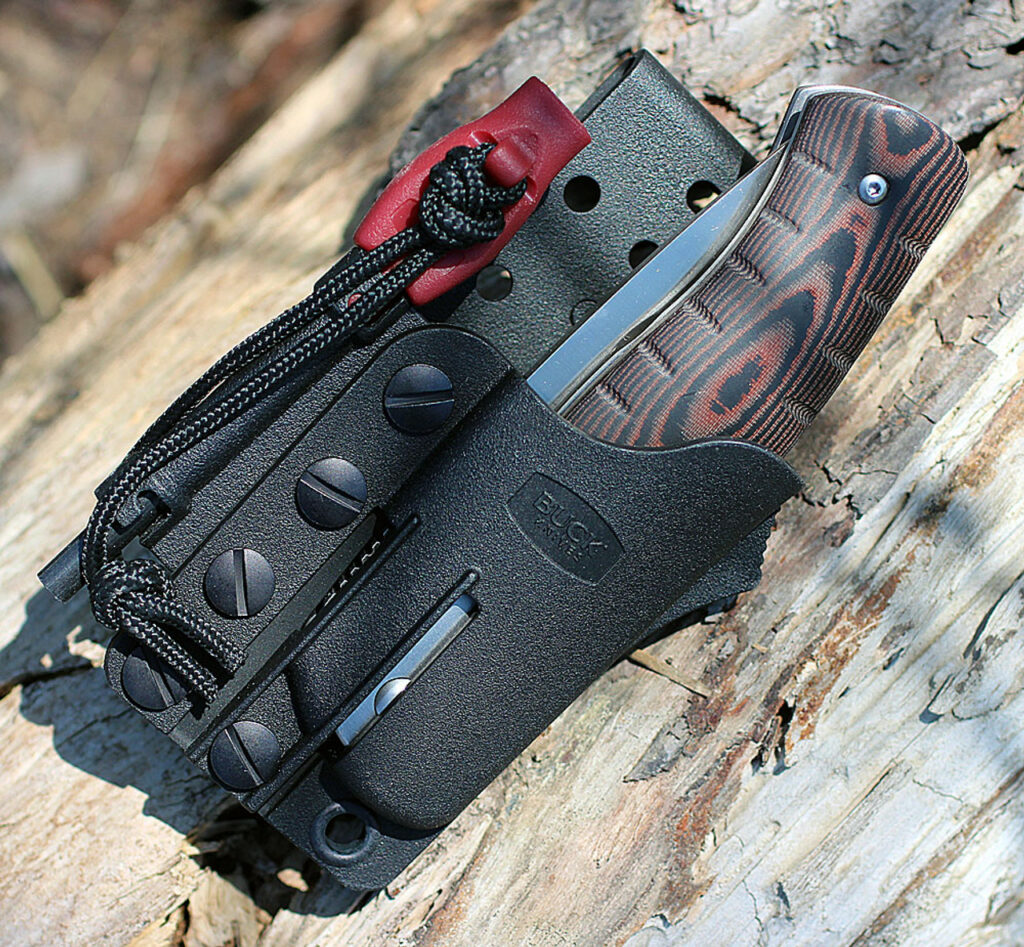چاقو باک 836 Buck Folding 836 Selkirk Knife with Fire Starter - ثانی کمپینگ